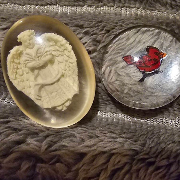 Cardinal Always Near Glass Gem - Pocket Token, Angelversary ...