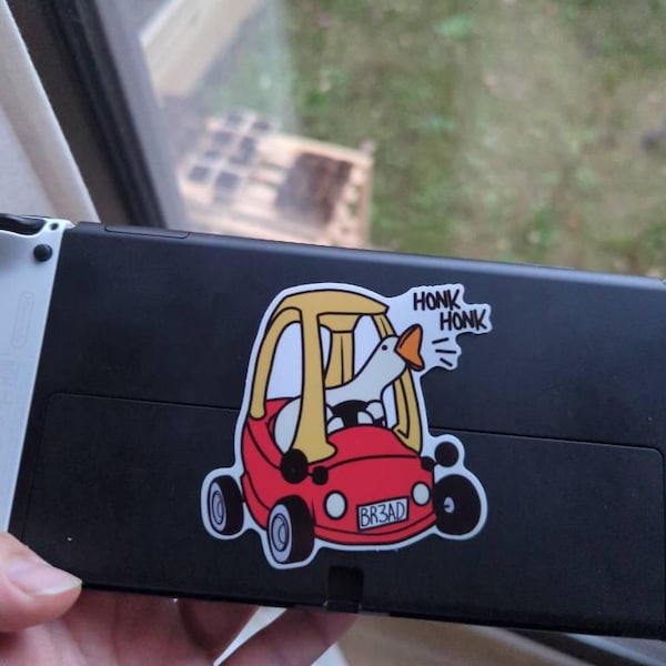 Goose Road Rage Transparent Vinyl Sticker// Meme Goose Sticker Vinyl ...