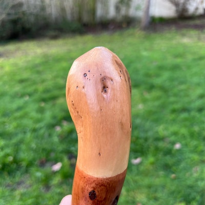 Wood Walking Stick Handles for Stick Making Carved Wood Walking Sticks ...