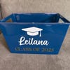 Custom Senior Baseball Basket - Graduation Baseball Senior Night Bucket ...