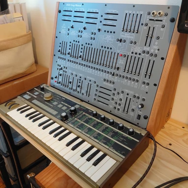 Behringer 2600 Stand / 8u Desktop Synth Rack / Solid Oak Stand for ...