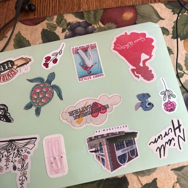 Birth Flower Sticker, Waterproof and Durable, Birth Month Stickers - Etsy