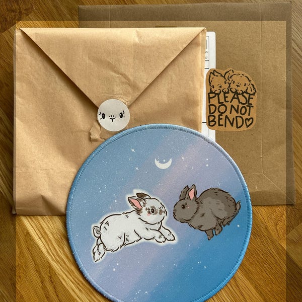 Cosmos Buns | Bunny Rabbit Tote Bag, Canvas Tote Bag - Etsy