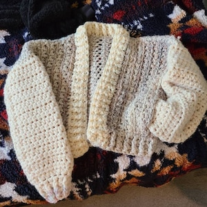 Crochet Pattern / Easy Bomber Cardigan / Chunky Crochet Sweater ...