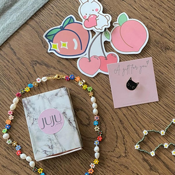 Mismatch Funky Bright Colorful Bead and Freshwater Pearls Necklace ...
