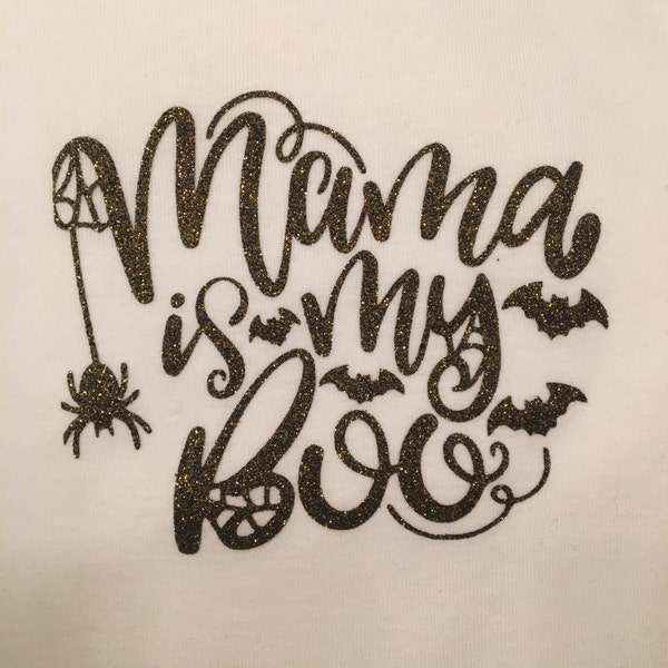 Mama is My Boo Svg, Baby Halloween Svg, Cute Halloween Svg, Toddler ...
