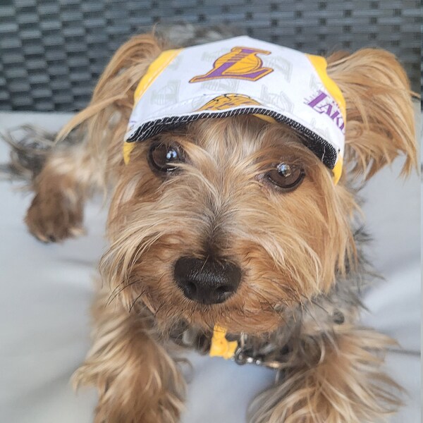 Dog Hat - Lakers Sports Fabric - Etsy