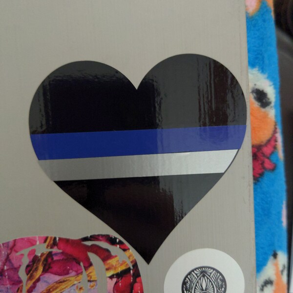 Thin Grey Line Decal, Corrections Car Decal, Corrections Heart Decal ...