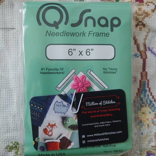 Q-snap Plastic Needlework Frame 6"/8"/11"/17", Q Snap Frame for ...