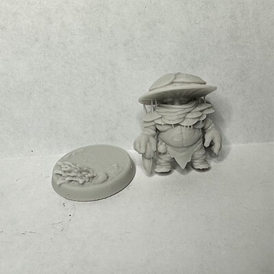 Orc Orog / Half-orc Fighter Barbarian DND Resin 28mm Scale Dungeons ...