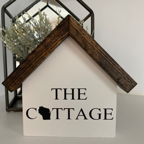 Home State House Wood Sign, Farmhouse Sign, Rustic Home Decor, Signs ...