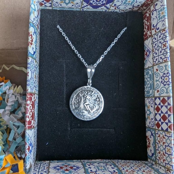 Silver Chef Hat Necklace, Chef Jewelry Gift , Chef Hat Pendant, Cleaver ...