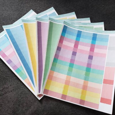 CRAFT TIME Script Planner Sticker Labels for Erin Condren, Happy ...