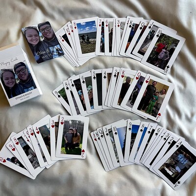 Custom Holiday Playing Cards, Cherished Memories in Card Game Perfect ...