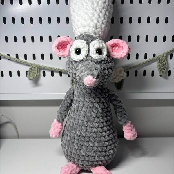 Cooking Rat - Crochet Pattern - Etsy