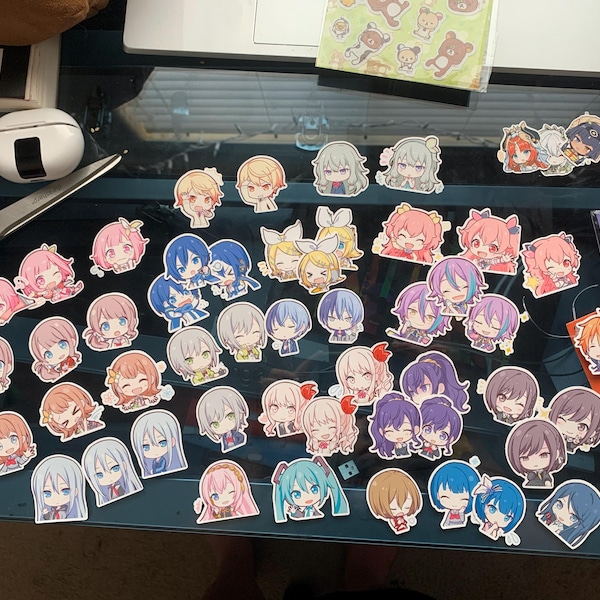 Project Sekai PJSK Band Assorted Sticker Pack (high Quality, Scratch ...