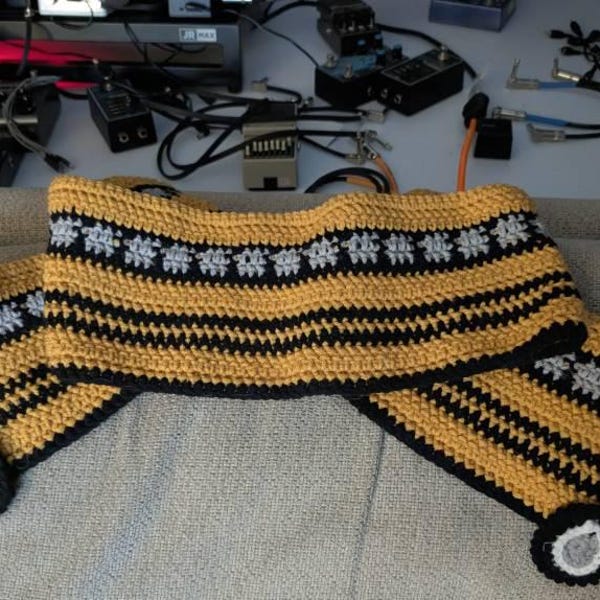 Wheels on the Bus Scarf Pattern - School Bus Driver Gift Crochet ...