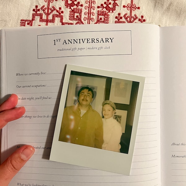 Anniversary Journal: Linen Keepsake, Wedding Memory Book - Etsy