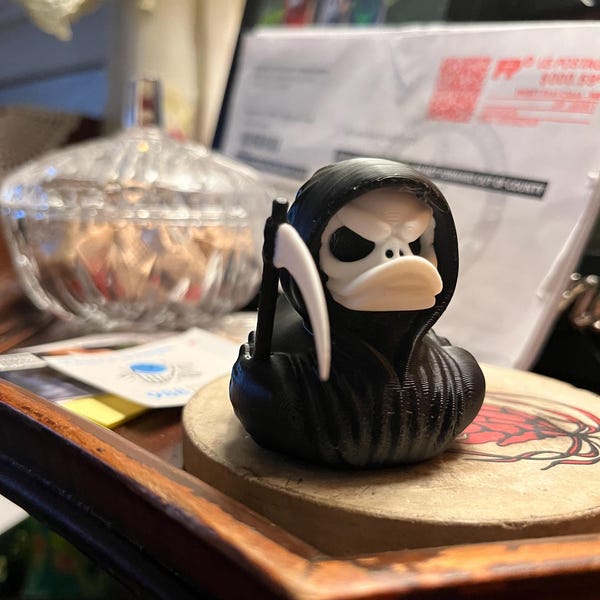 Grim Reaper Duck | Duck | Ducking | Halloween Duck | Spooky Scary ...