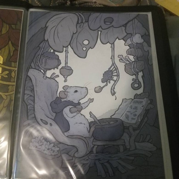 Bookworm Rat Art Print - Etsy