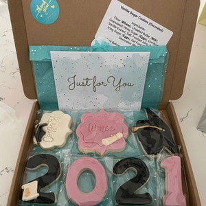 Personalised Graduation Biscuits/ Graduation Cookies/ Graduation Gift ...