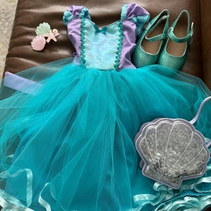 Ariel Costume Apron, Mermaid Apron, Little Mermaid Apron, Ariel Running ...