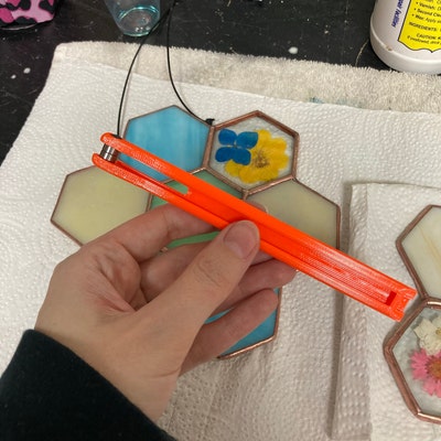 Hand Foiler Tool 7/32 for Speedy Stained Glass Copper Foiling - Etsy