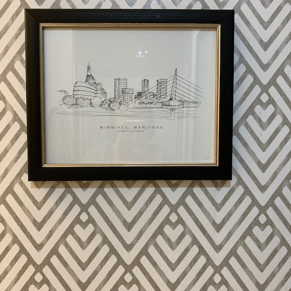 WINNIPEG - City Skyline, WPG, Manitoba - Etsy