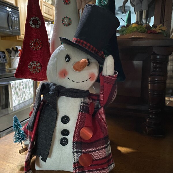 Top Hat Snowman E-PATTERN - Etsy