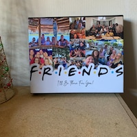 Buy Custom Friends Word Photo Collage, Best Friend Birthday Gift ...