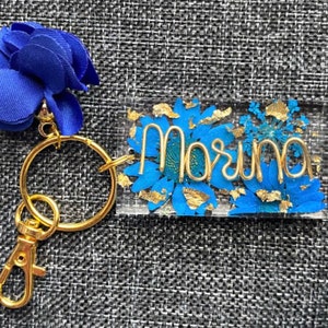 Wire Name Resin Keychain, Name Keychain, Wire Name Keychain, Wire Name ...