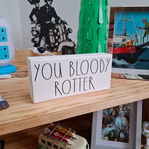 Any Wording - Block Wooden Signs - Personalised - Rae Dunn Inspired ...