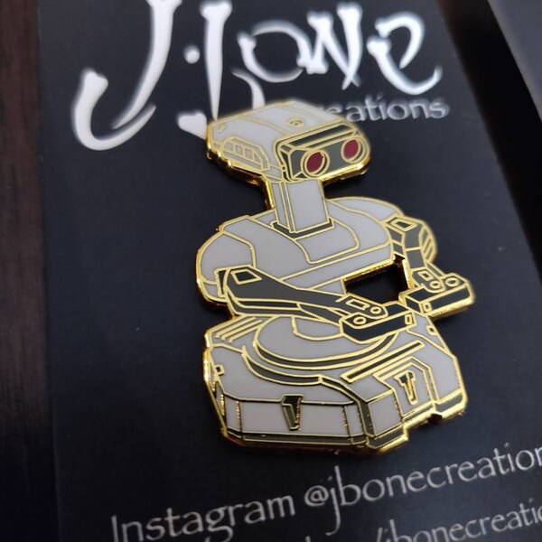 Rob the Robot - 1.5" Hard Enamel Lapel Pin - Etsy