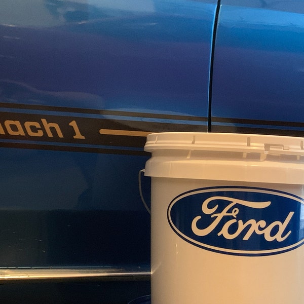 Ford Decal Script Oval Logo 3M Vinyl Decal Sticker Wrap Car Truck ...