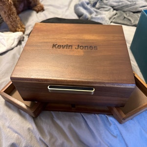 Custom Engraved Birth Flower Jewelry Box for Women Stacked 3 - Etsy