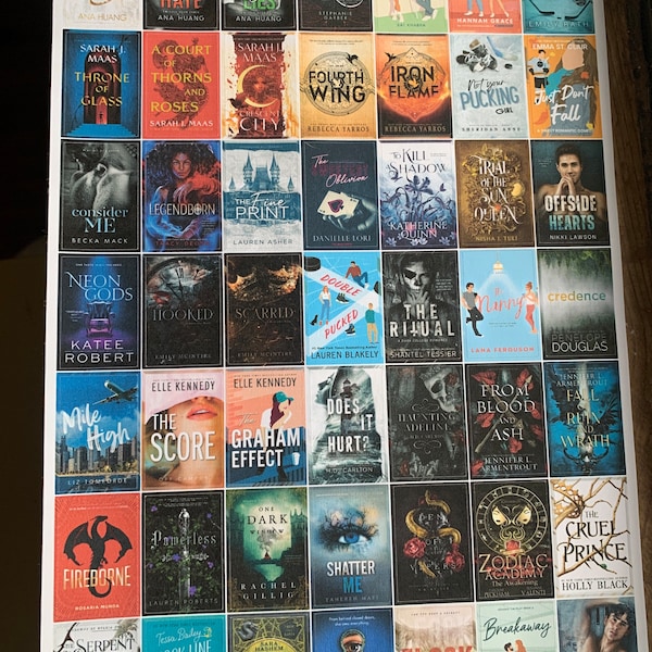 Custom Book Cover Stickers (different Sizes Available) - Etsy