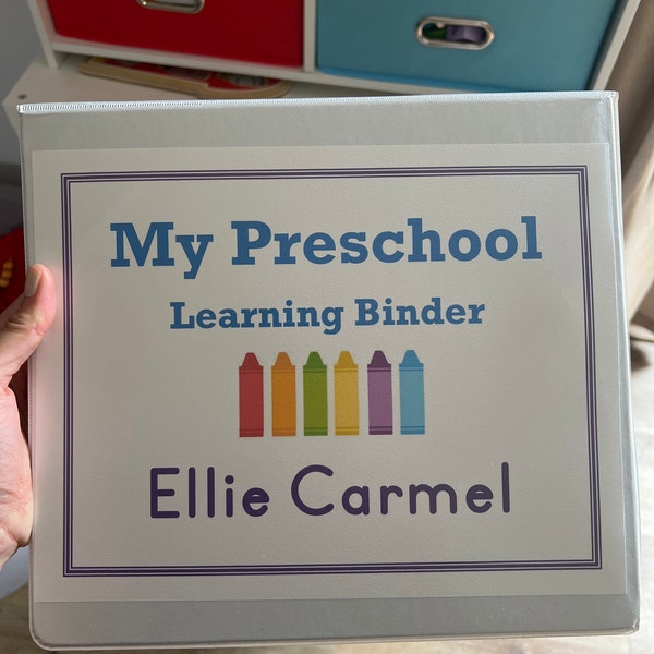 Preschool Learning Binder Ages 3-5 - Etsy