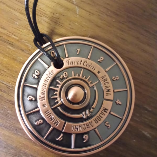 Tarot Wheel-unique Tarot Deck Coin, Fully Functional Spinning Tarot ...