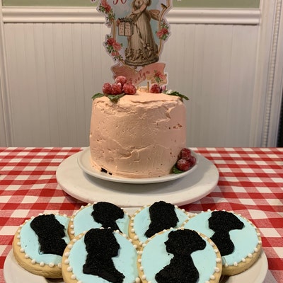 Personalized Jane Austen Cake Topper, Tea Party, Bridal Shower Party ...