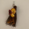 Dressed Fall Cinnamon Floral Scented Broom Besom. Mabon. Samhain ...