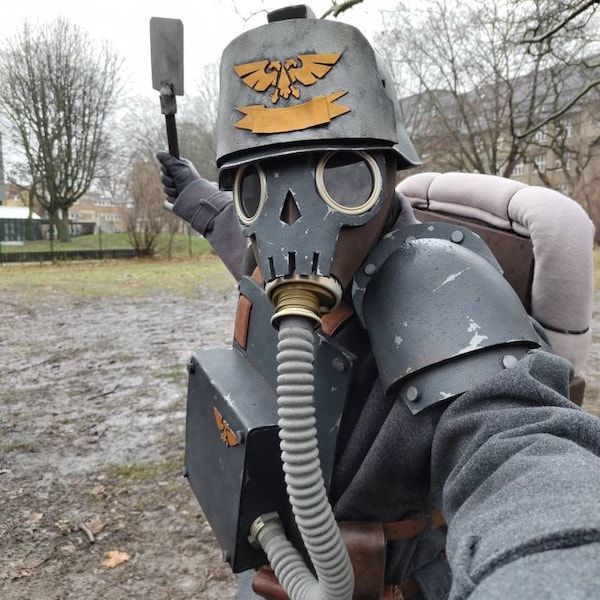 Death Korps of Krieg Gas Mask Pattern.pdf - Etsy UK