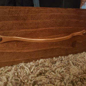 Hand Forged Solid Copper Drawer Pulls, Handles. Hammered Round Style ...