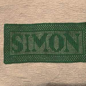 Welcome Bird Wall Decor or Table Runner Filet Crochet Pattern and ...