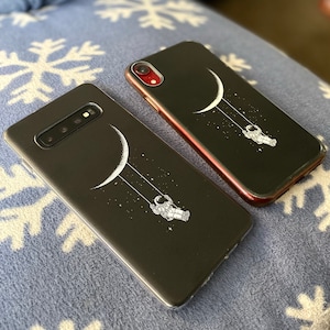 One Line Art Phone Case Drawing Cover Fit for iPhone 15 Pro Max, 14 ...