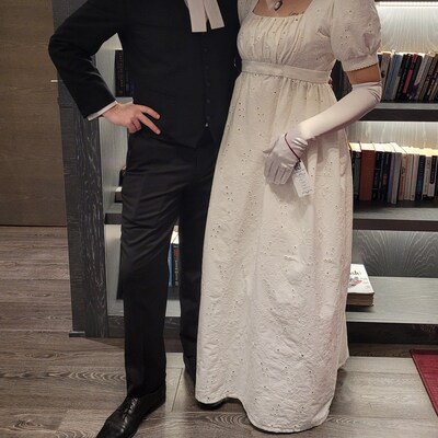 Empire / Regency Dress With Sleeveless Spencer 1805 to 1810 Sewing ...