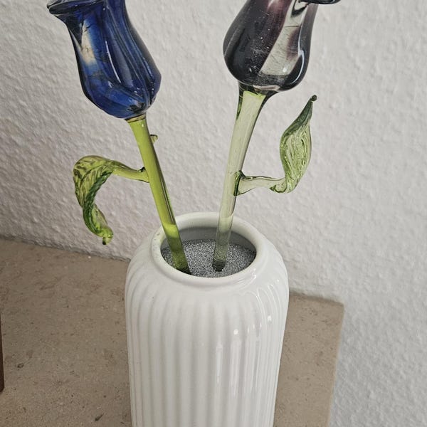 Glass Garlic Figurine - Blown Glass Garlic Sculpture - Handmade Garlic ...