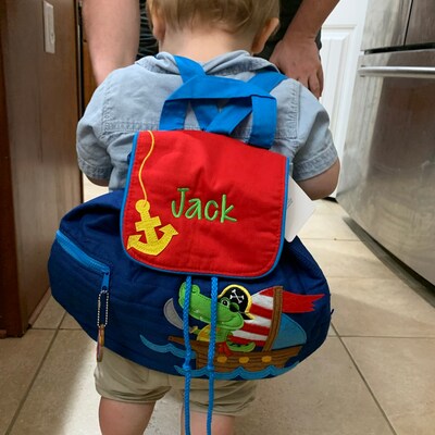 Personalized Toddler Backpack / Toddler Boy's Backpack / Preschool ...