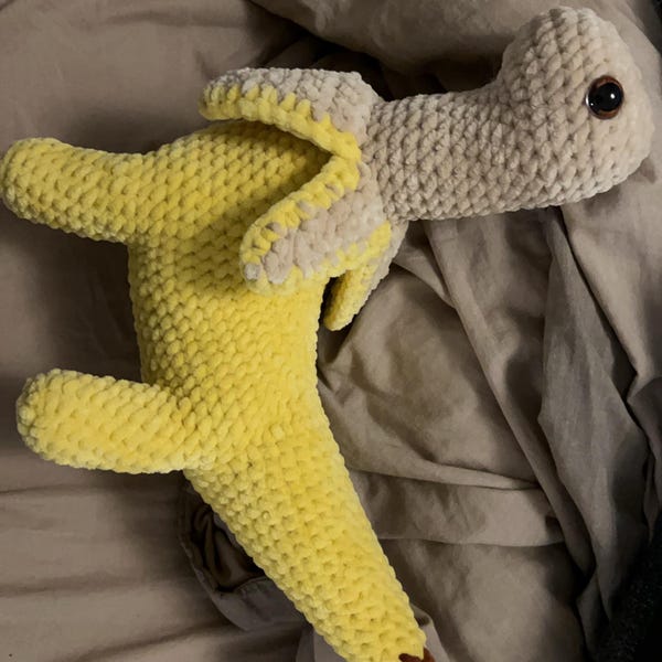 Bananasaurus Dinosaur NO SEW Crochet Pattern - Etsy