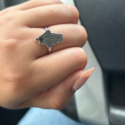 Chibi Mothman Ring Cryptid Jewelry Cute Moth Ring - Etsy