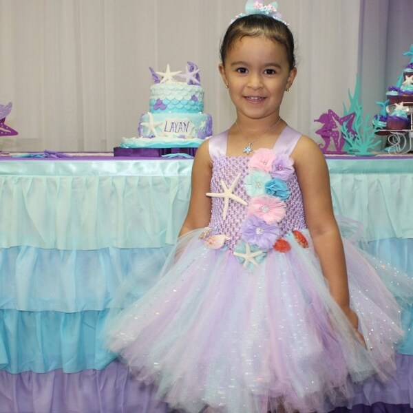 Under the Sea Mermaid Tutu Dress - Mermaid Birthday Dress_ Ocean Themed ...